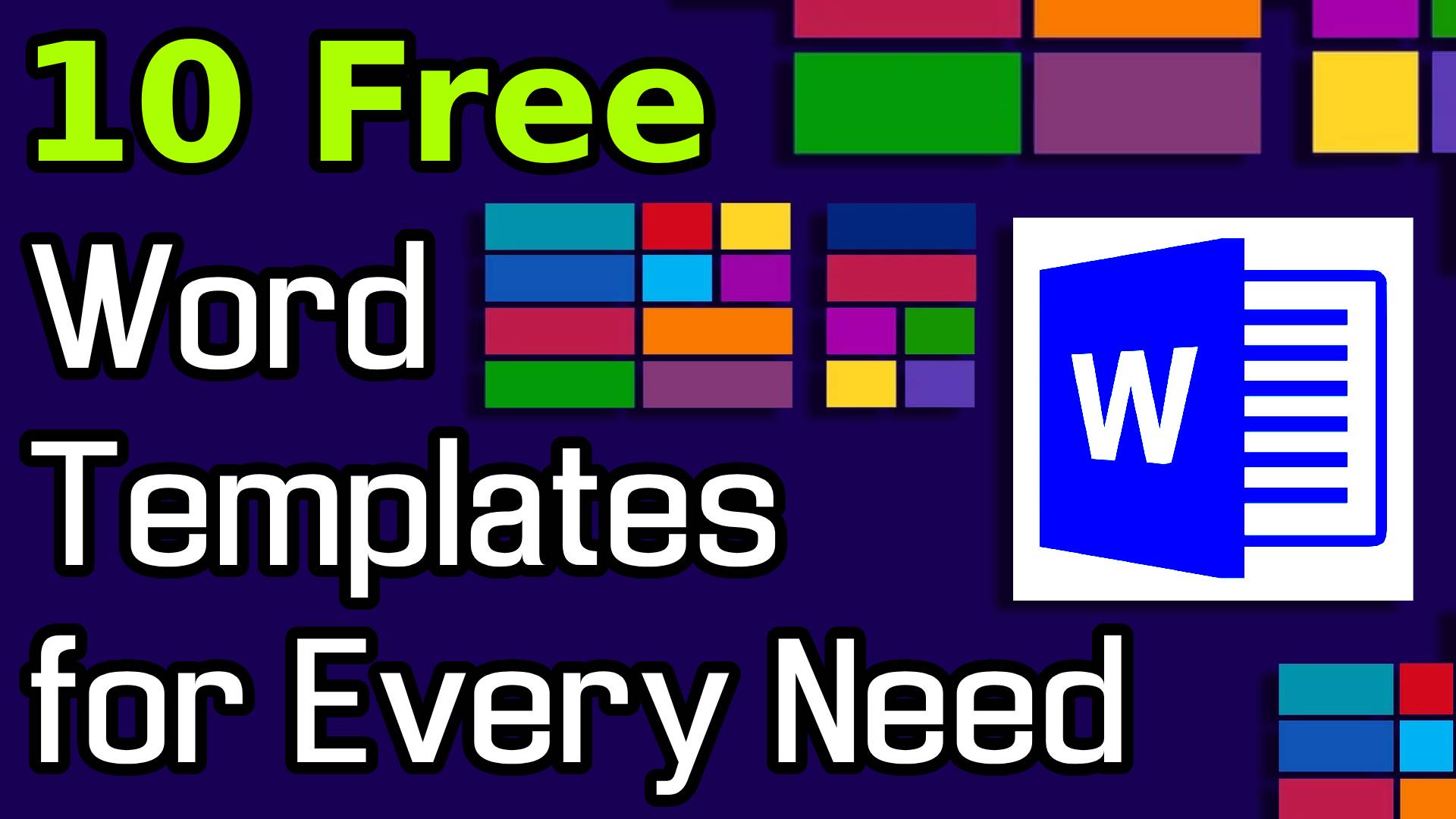 10 Free Word Templates for Every Need - HBN Infotech