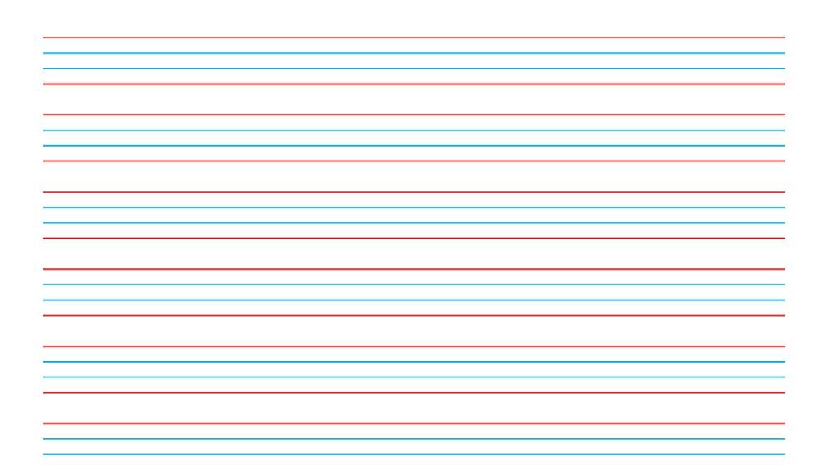 Four Lined Paper Word And PDF Format Free Download HBN Infotech